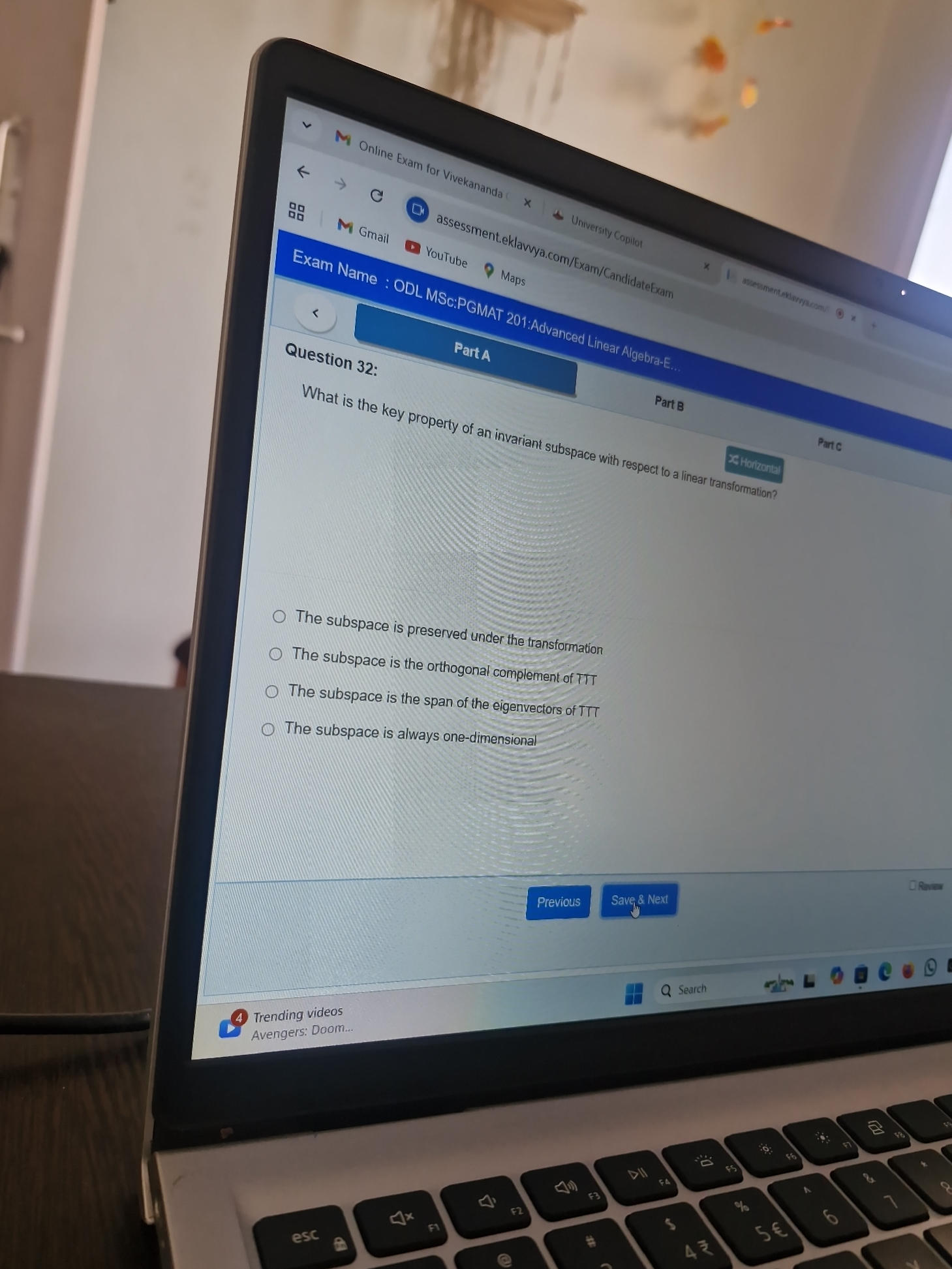 Question 32: What is the key property of an | StudyX