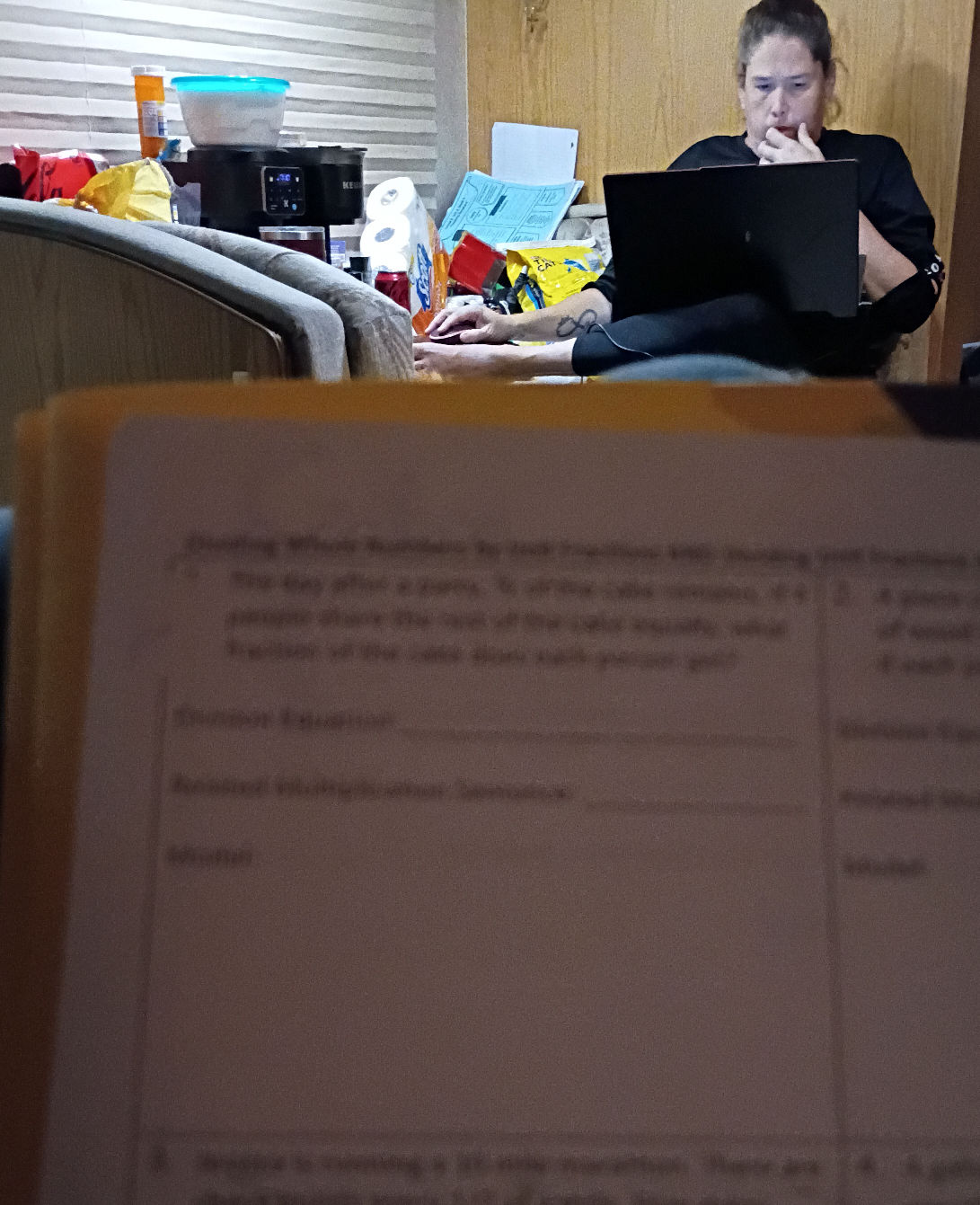 Dividing Whole Numbers by Unit Fractions AND | StudyX