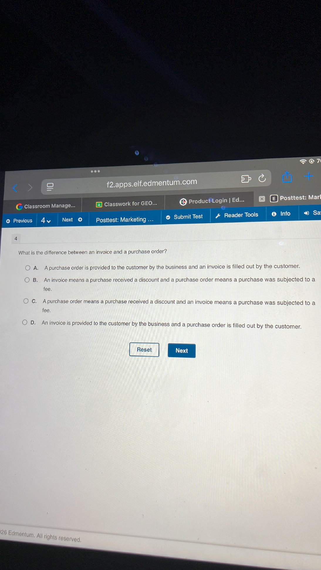 What is the difference between an invoice | StudyX