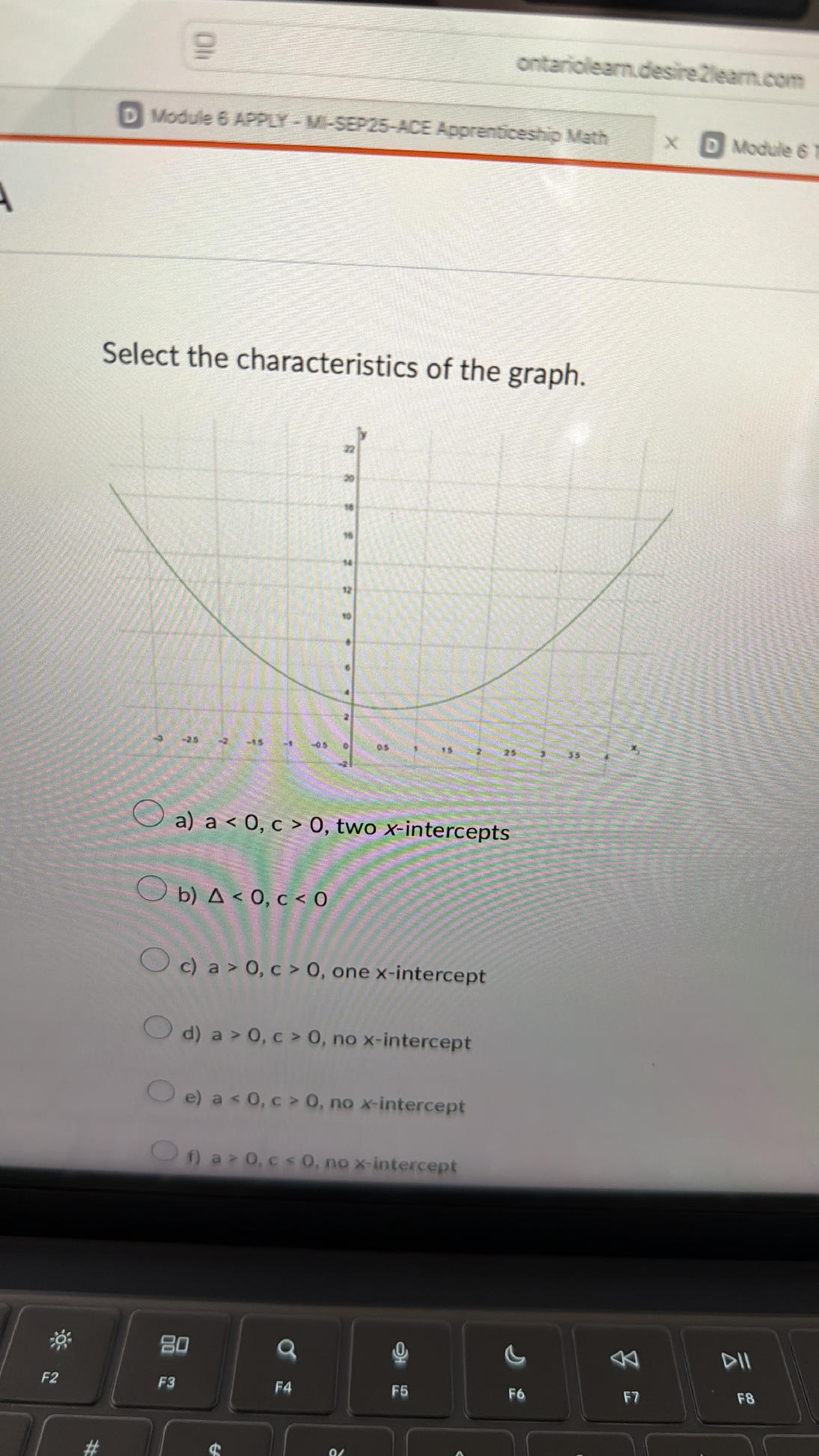 Select the characteristics of the graph. a) | StudyX