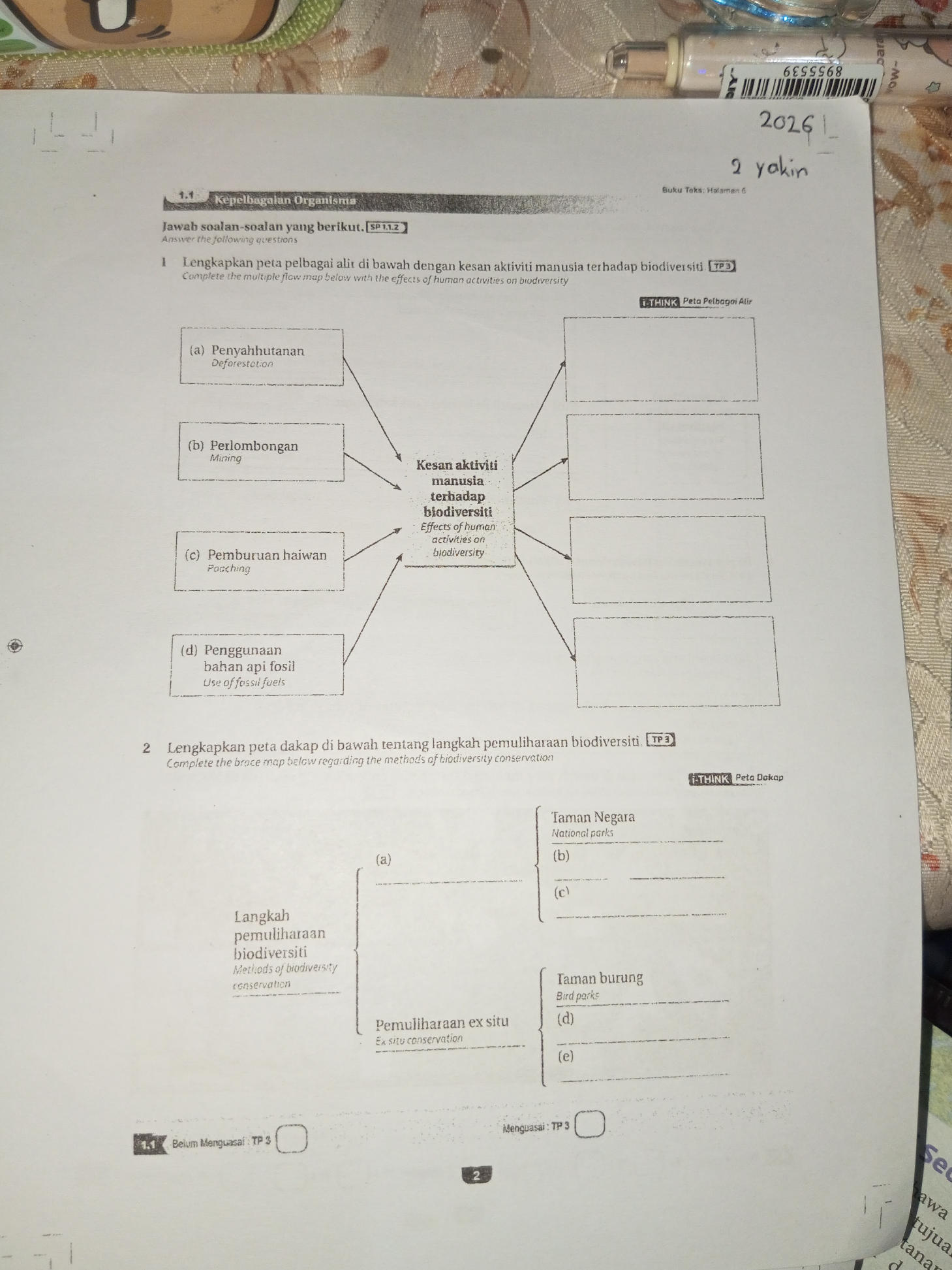 Lengkapkan peta dakap di bawah tentang | StudyX