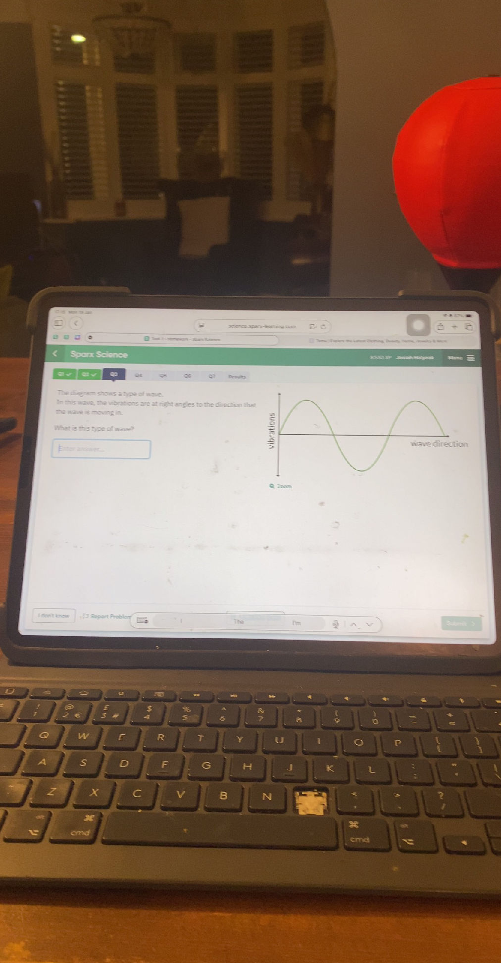 The diagram shows a type of wave. In this | StudyX