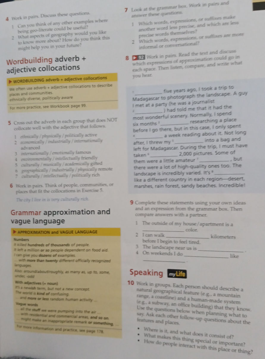 Cross out the adverb in each group that does | StudyX