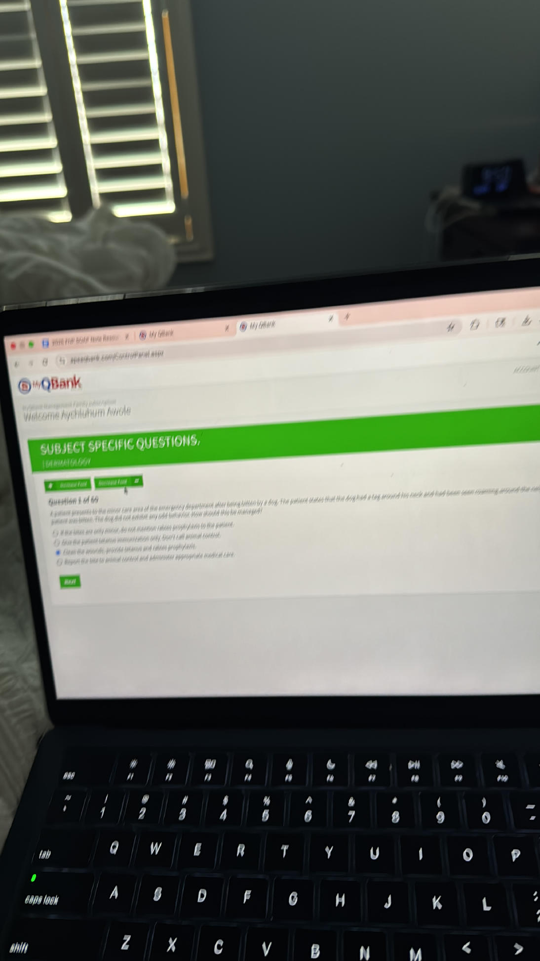 Question 1 of 69 A patient presents to the | StudyX