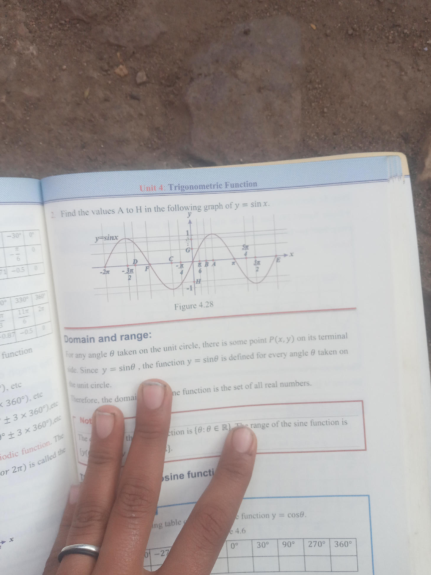 2. Find the values A to H in the following | StudyX