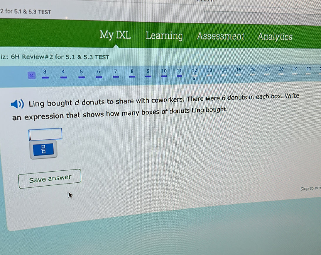 Ling bought $d$ donuts to share with | StudyX
