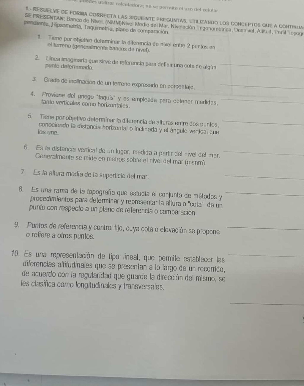 RESUELVE DE FORMA CORRECTA LAS SIGUIENTE | StudyX