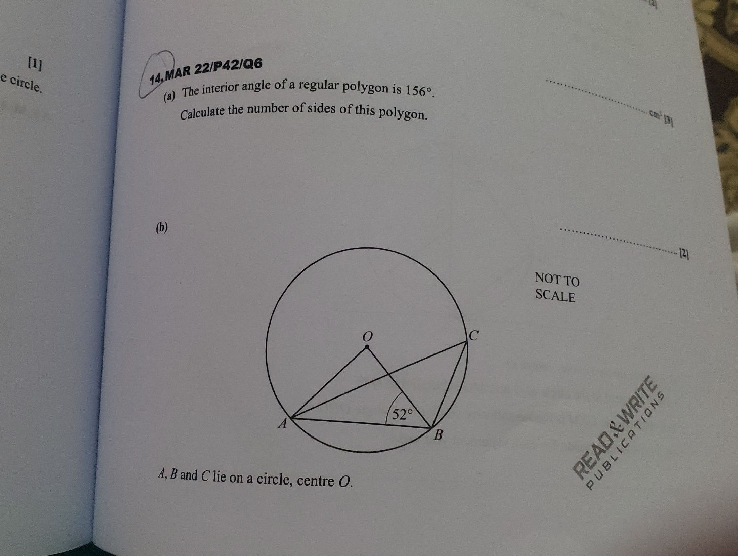 (a) The interior angle of a regular polygon | StudyX