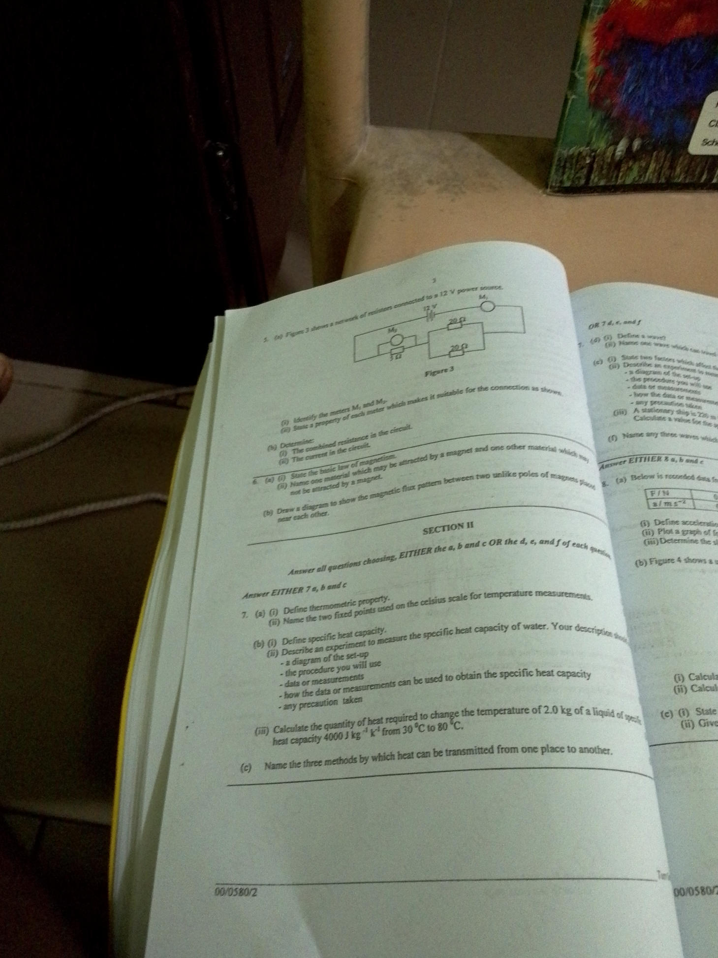 5. (a) Figure 3 shows a network of resistors | StudyX