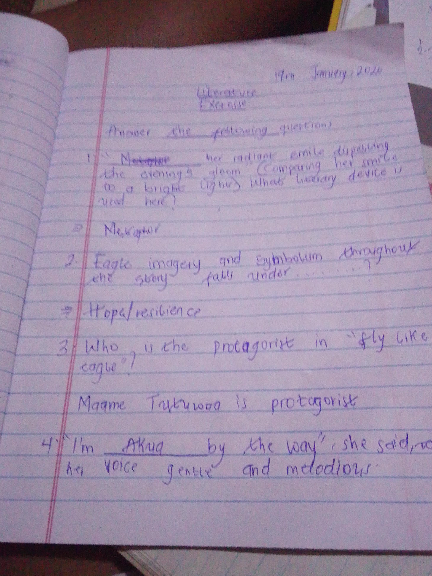 Eagle imagery and symbolism throughout the | StudyX