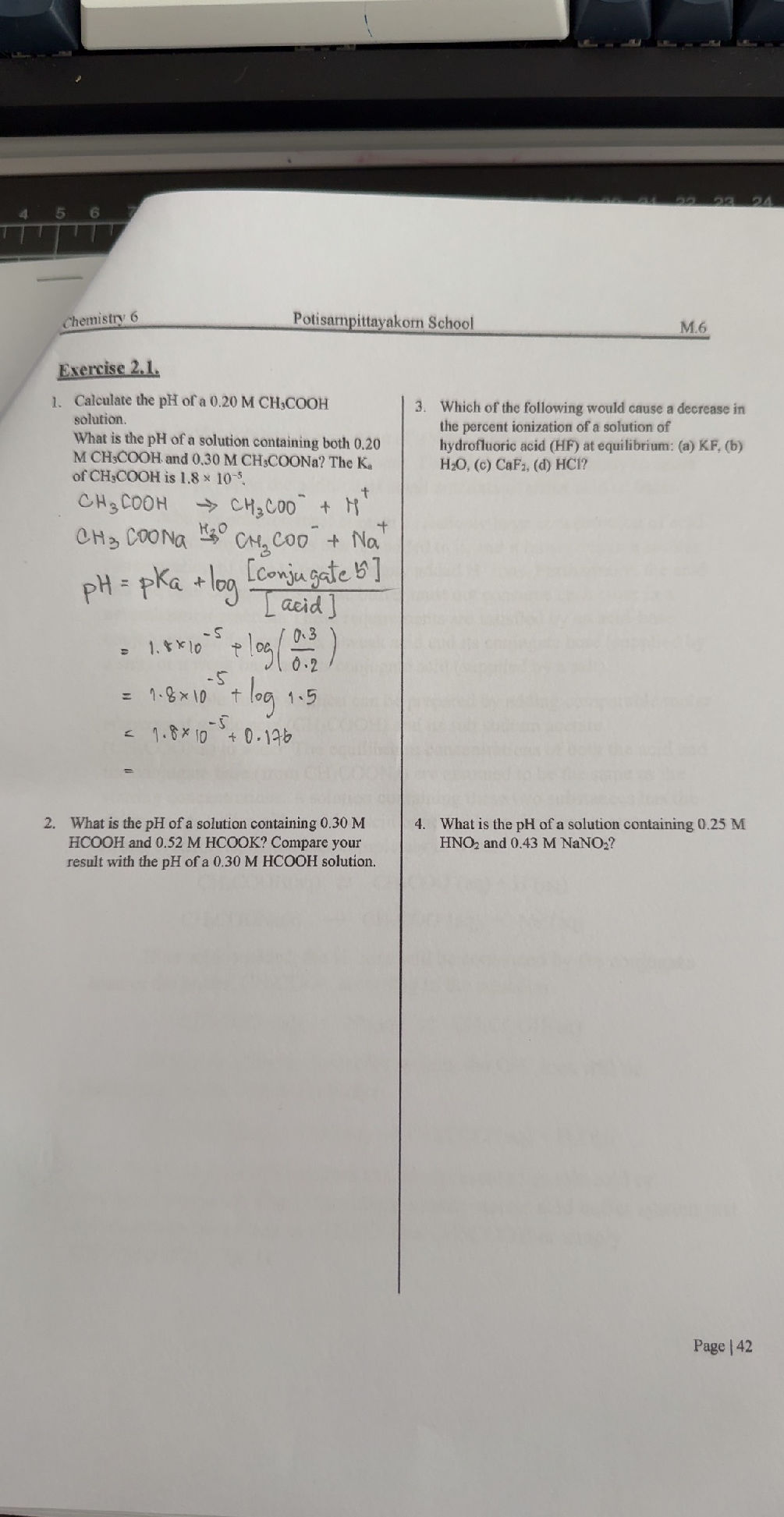 3. Which of the following would cause a | StudyX