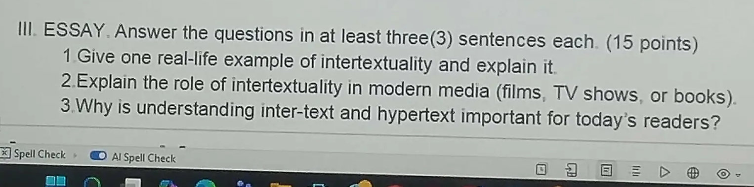 Give one real-life example of | StudyX