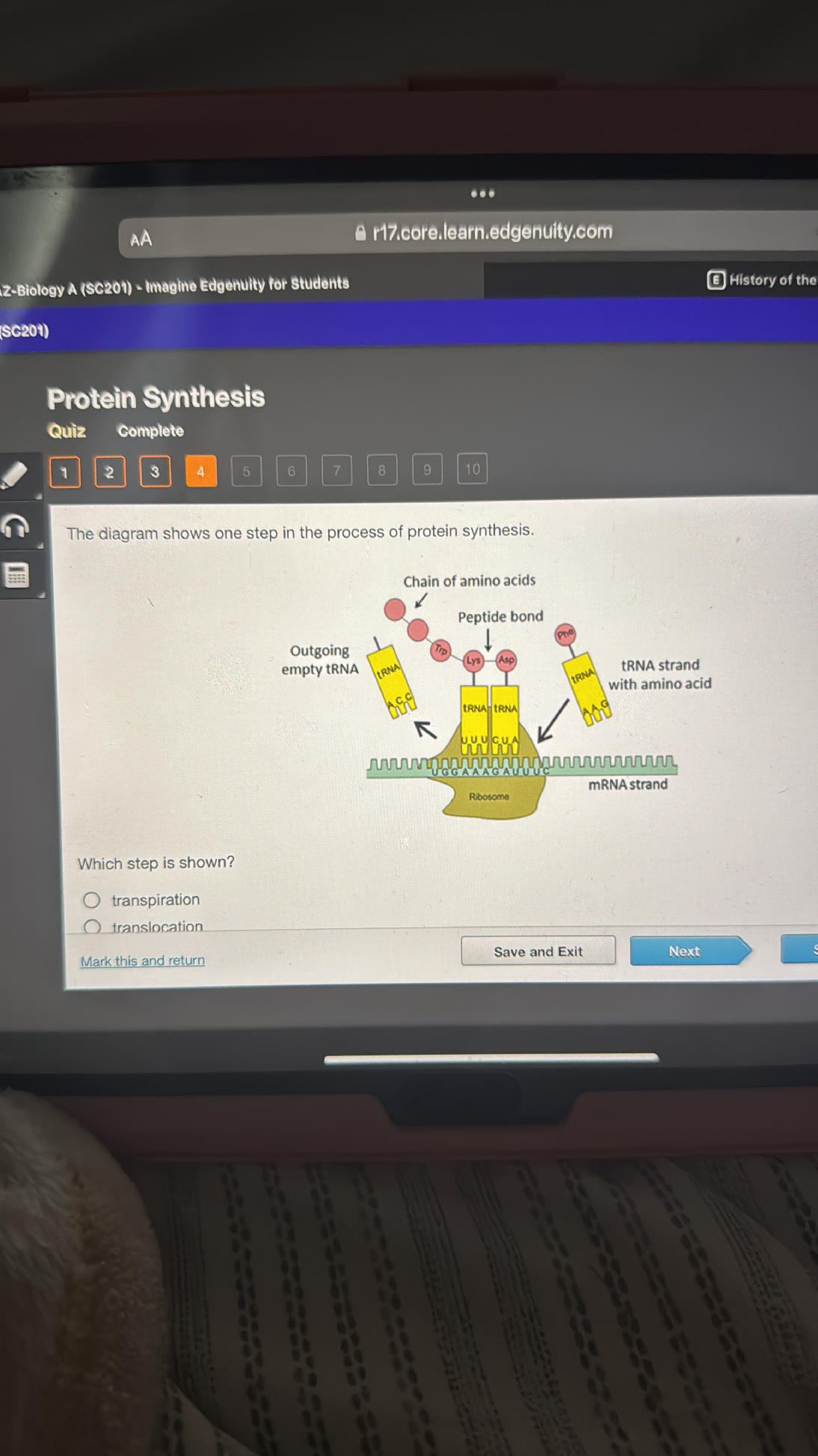 The diagram shows one step in the process of | StudyX
