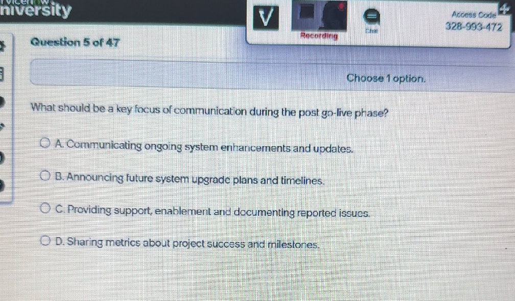 What should be a key focus of communication | StudyX