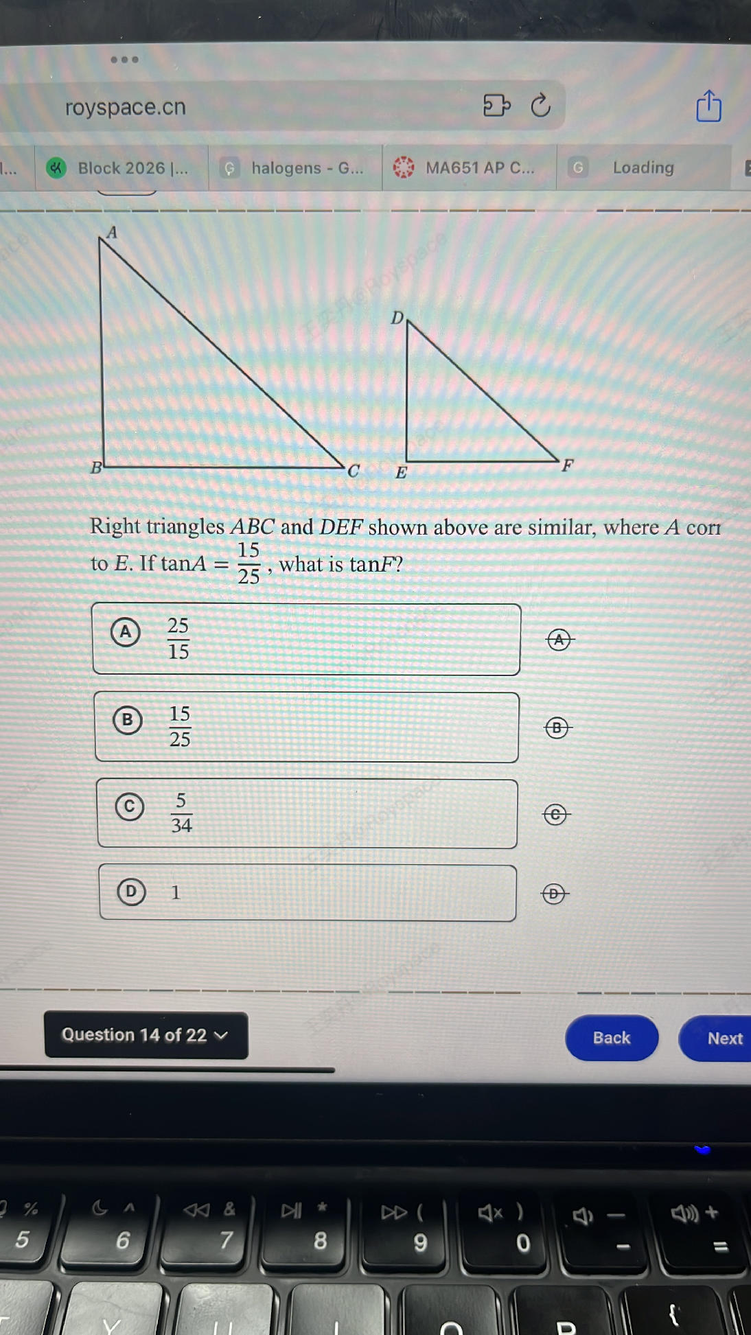 Right triangles $ABC$ and $DEF$ shown above | StudyX