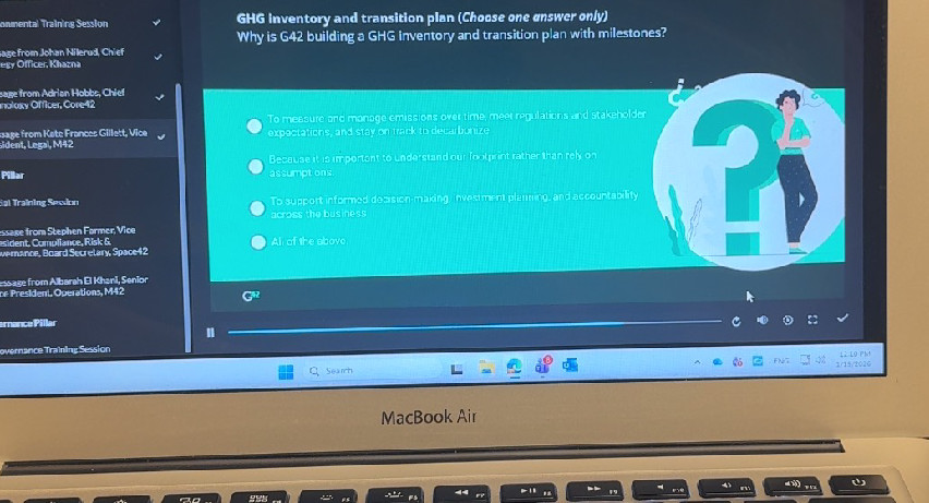 GHG Inventory and transition plan (Choose | StudyX