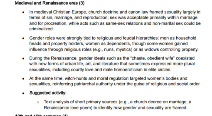 Medieval and Renaissance eras * In | StudyX