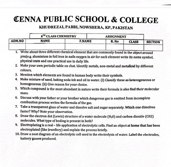 Make your own periodic table on chat. | StudyX