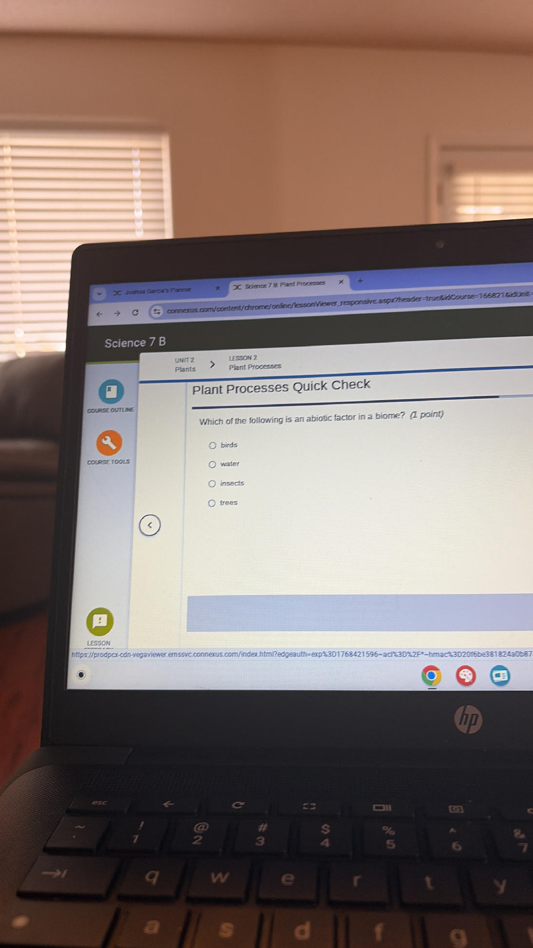 Which of the following is an abiotic factor | StudyX