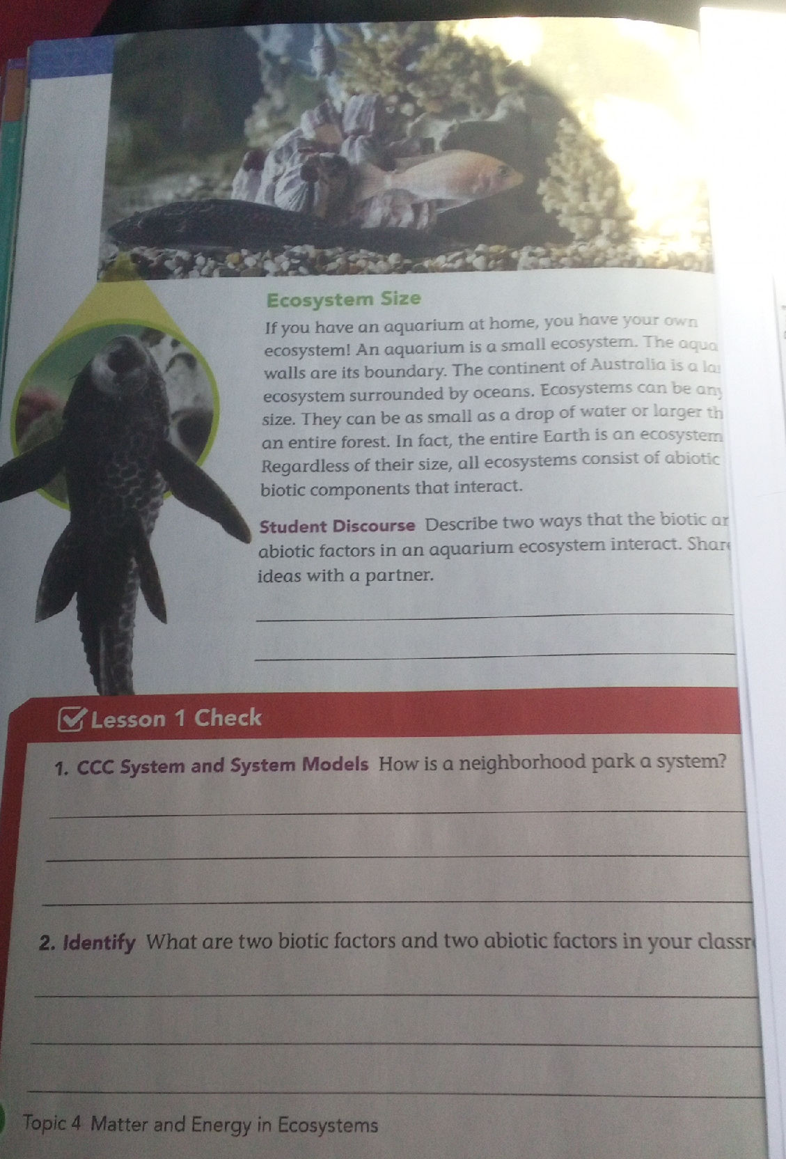 2. Identify What are two biotic factors and | StudyX