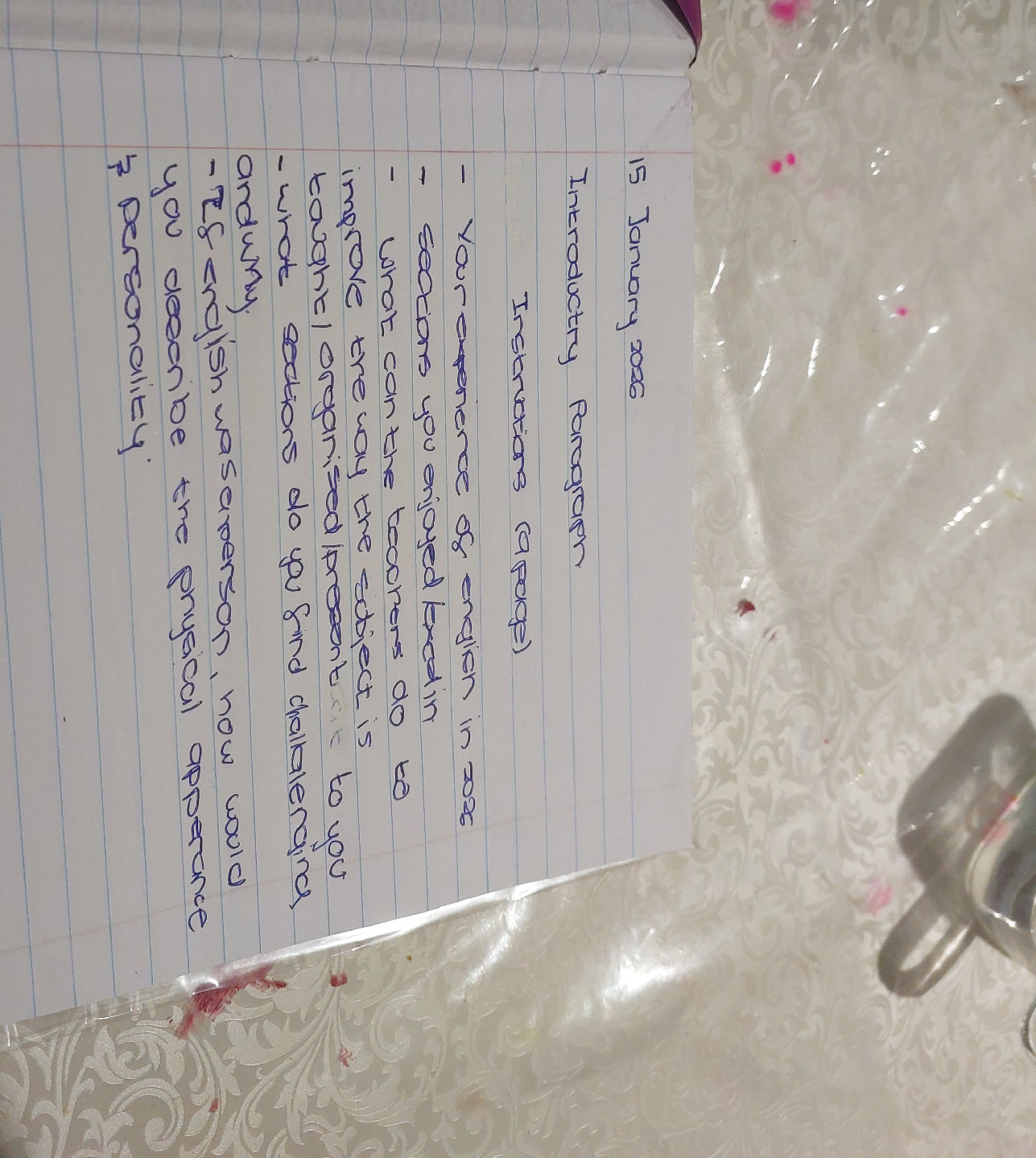 15 January 2026 Introductory Paragraph | StudyX