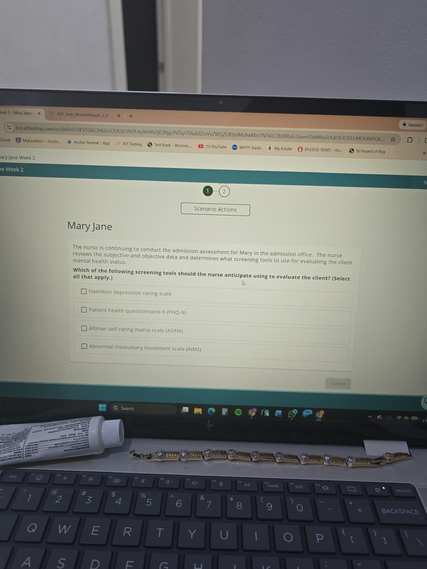 Mary Jane The nurse is continuing to | StudyX