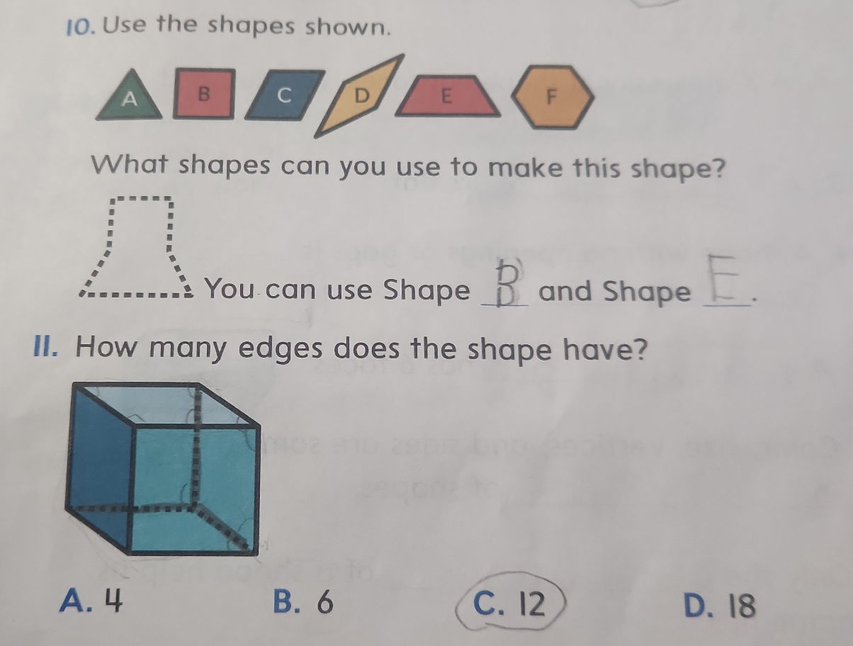 11. How many edges does the shape have? | StudyX