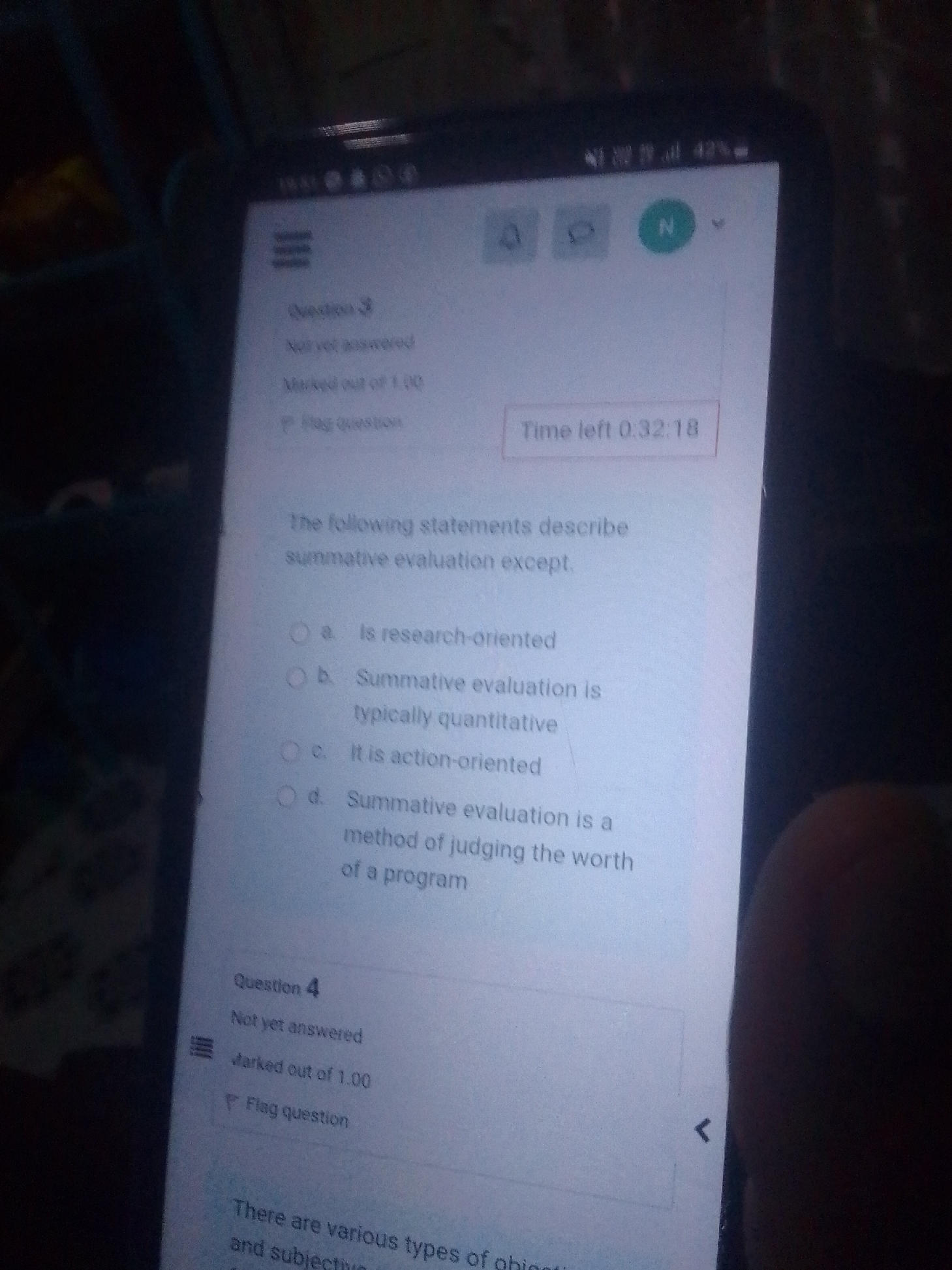 The following statements describe summative | StudyX