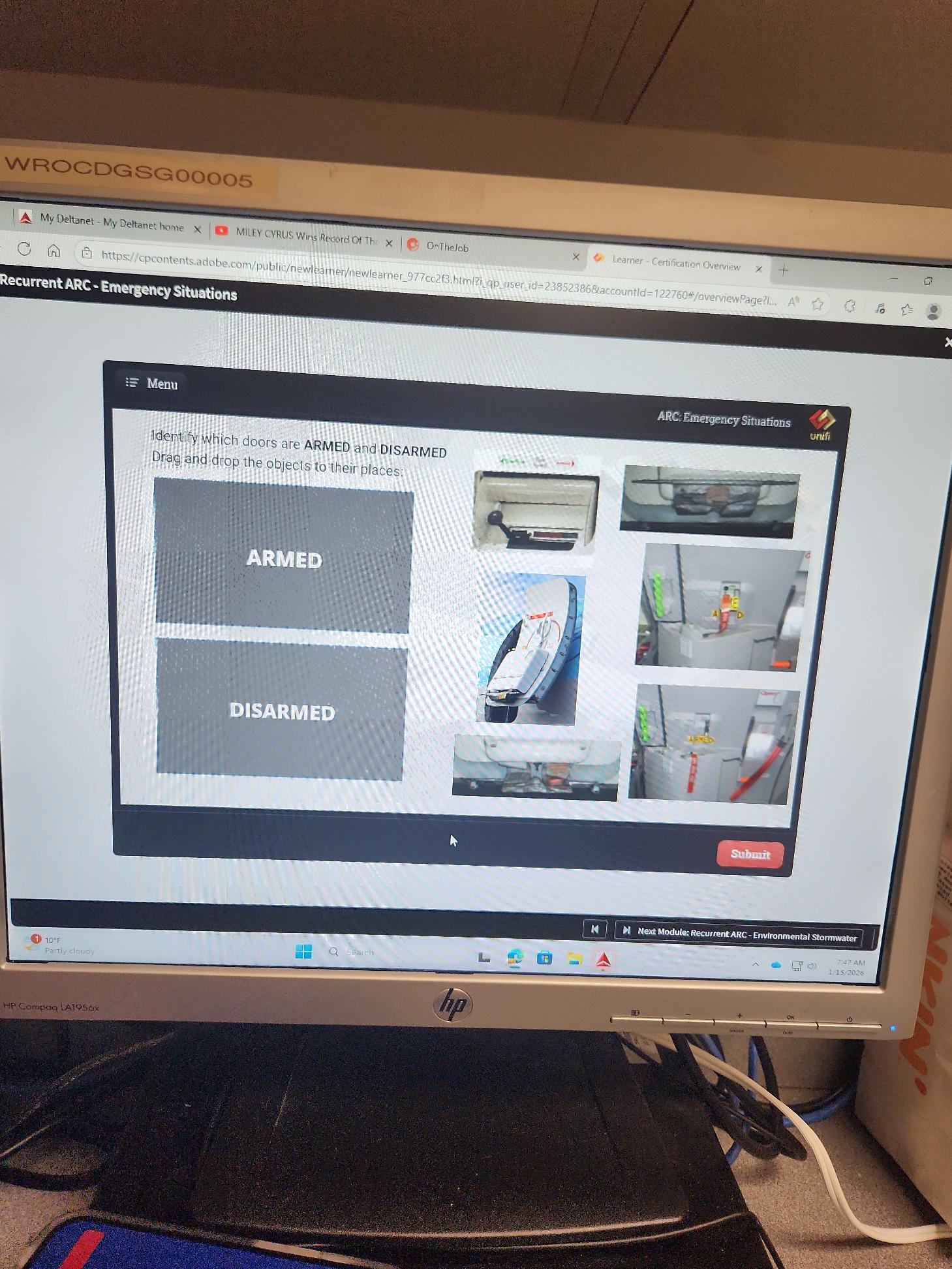 Identify which doors are ARMED and DISARMED | StudyX