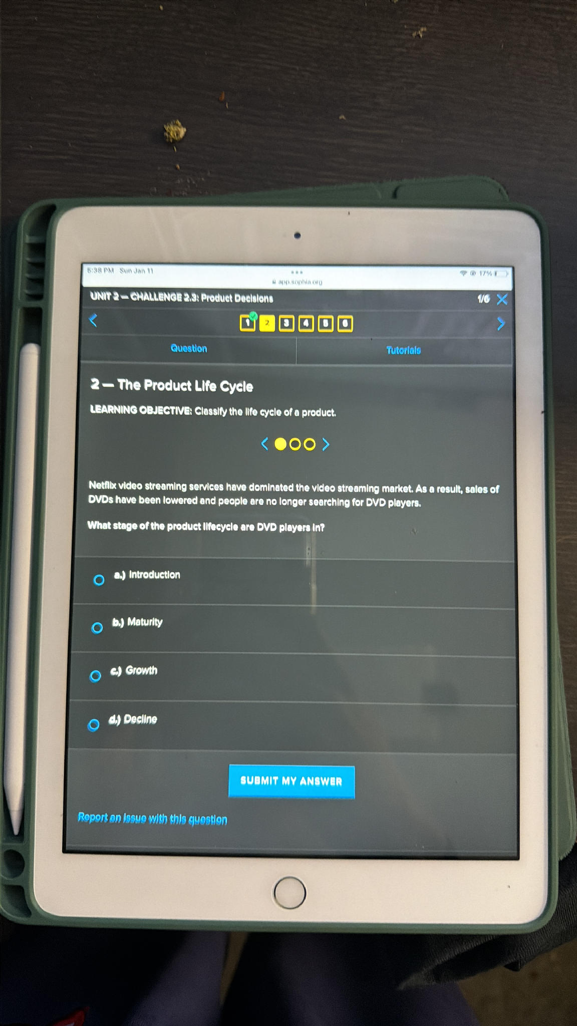 2 – The Product Life Cycle LEARNING | StudyX