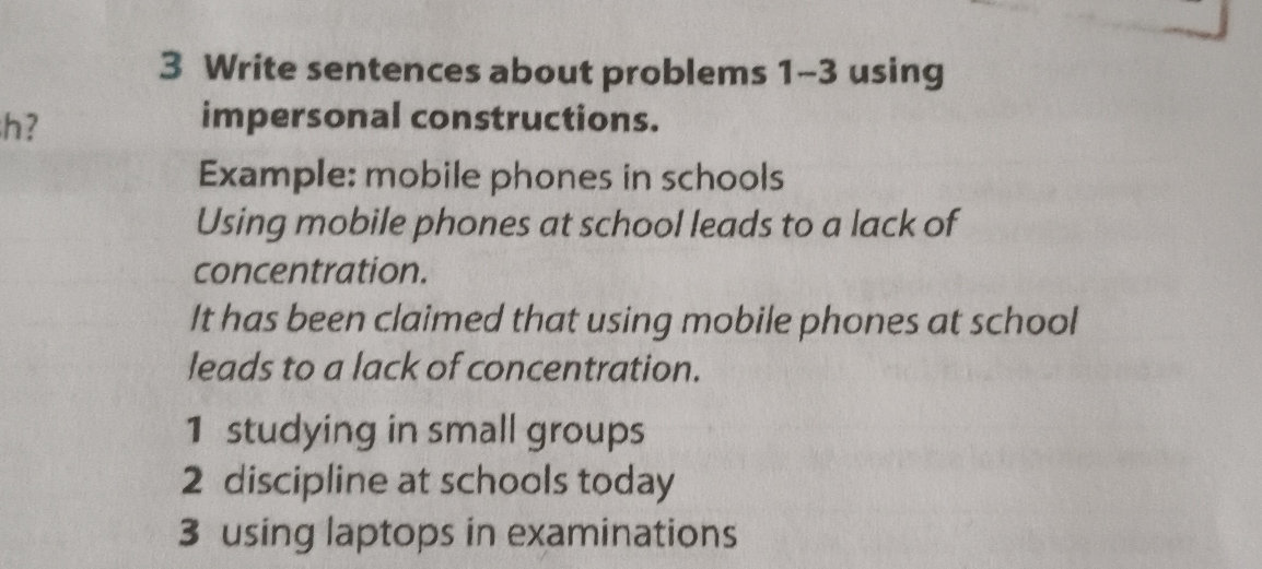 Write sentences about problems 1-3 using | StudyX