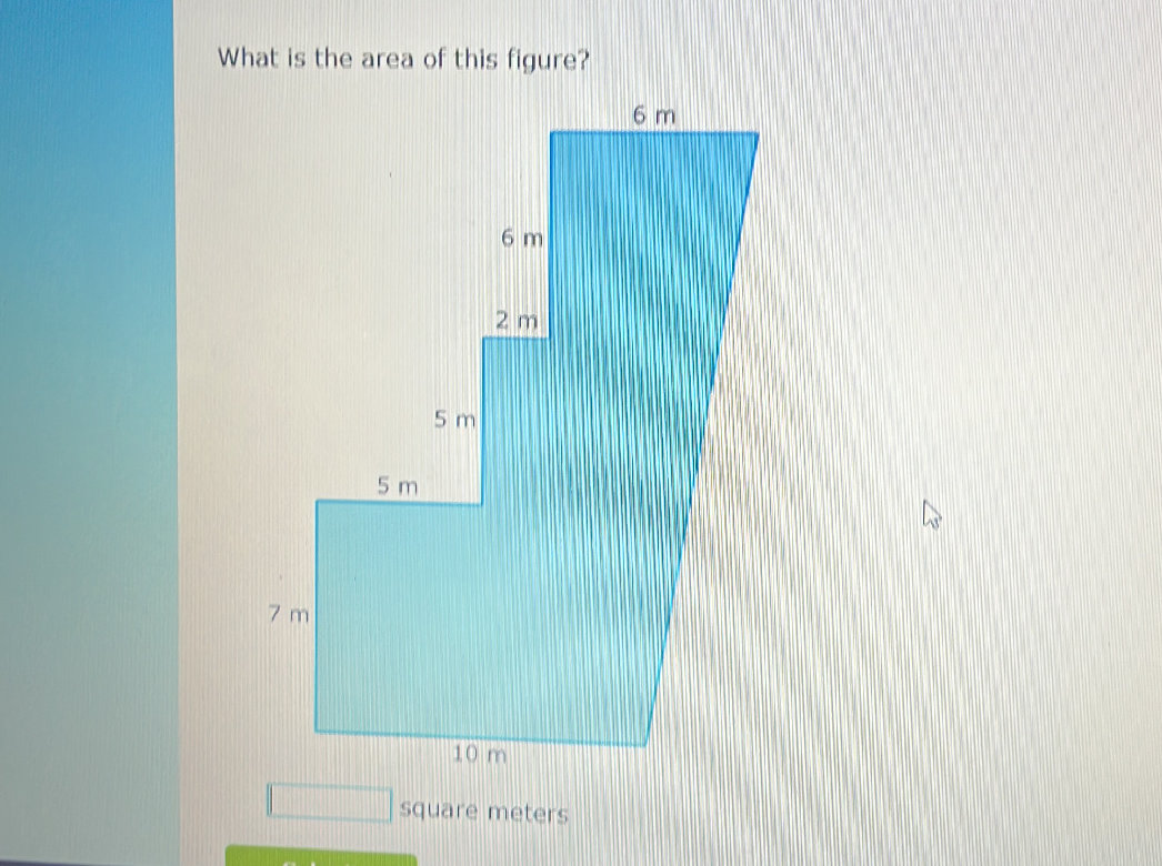 What is the area of this figure? The figure | StudyX