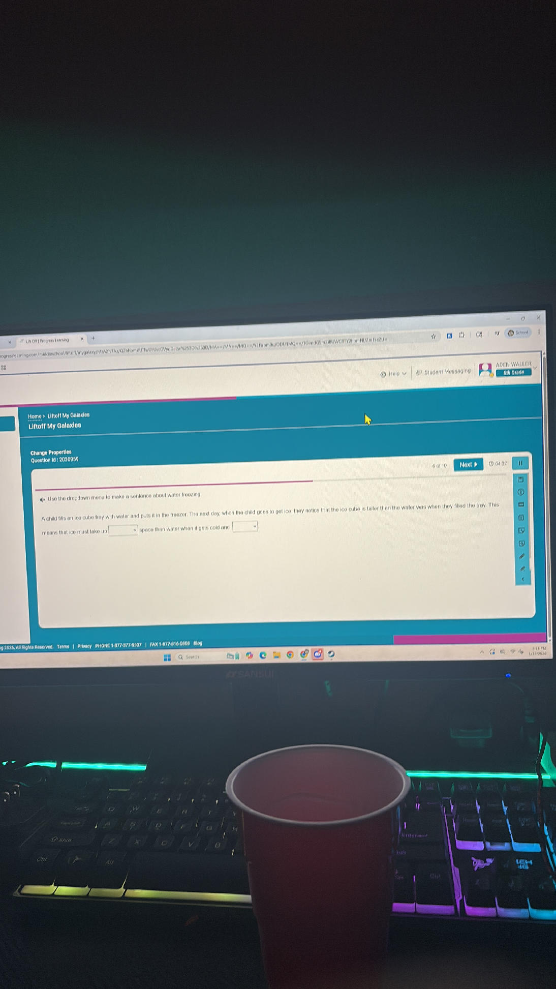 Use the dropdown menu to make a sentence | StudyX