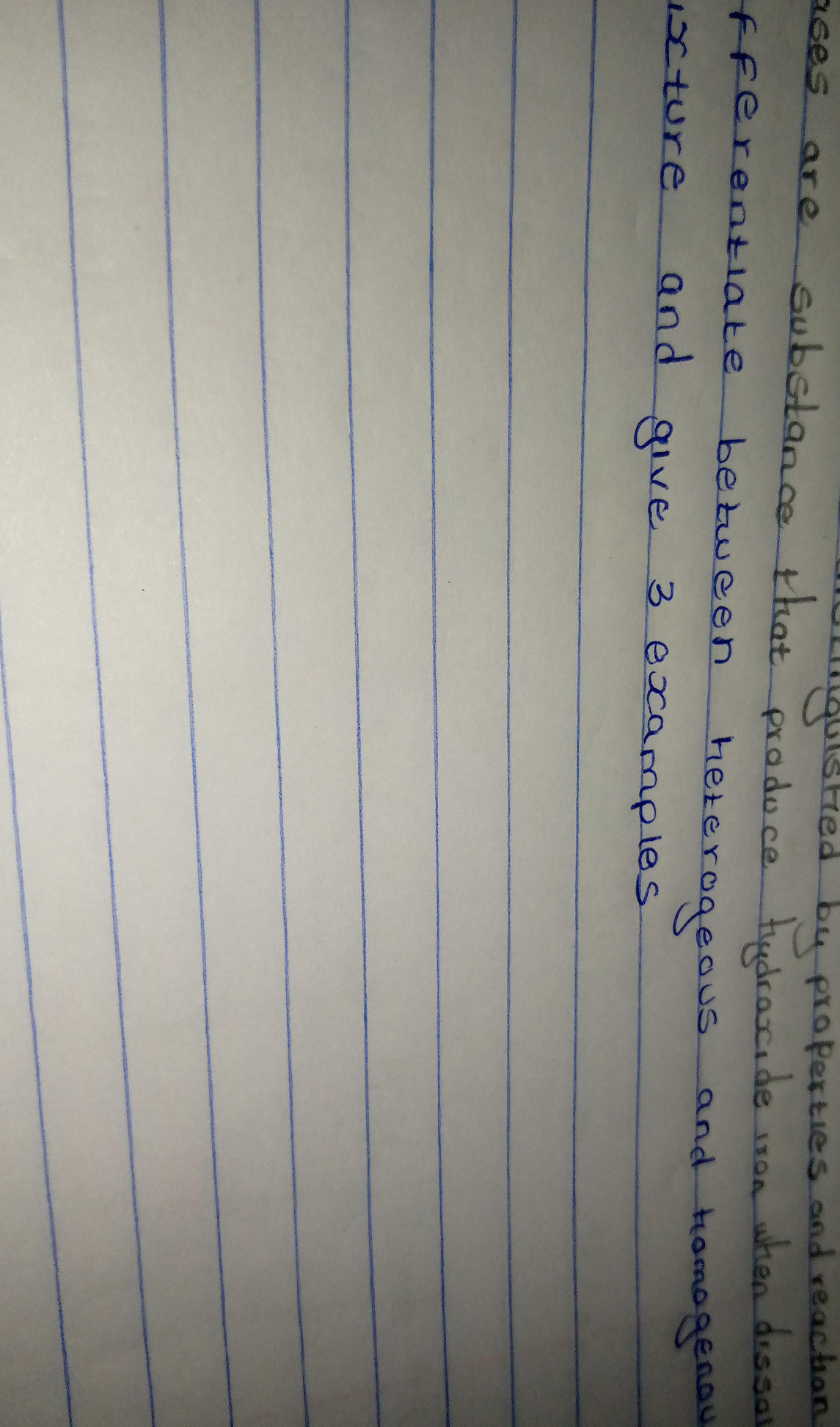 Bases are substance that produce hydroxide | StudyX