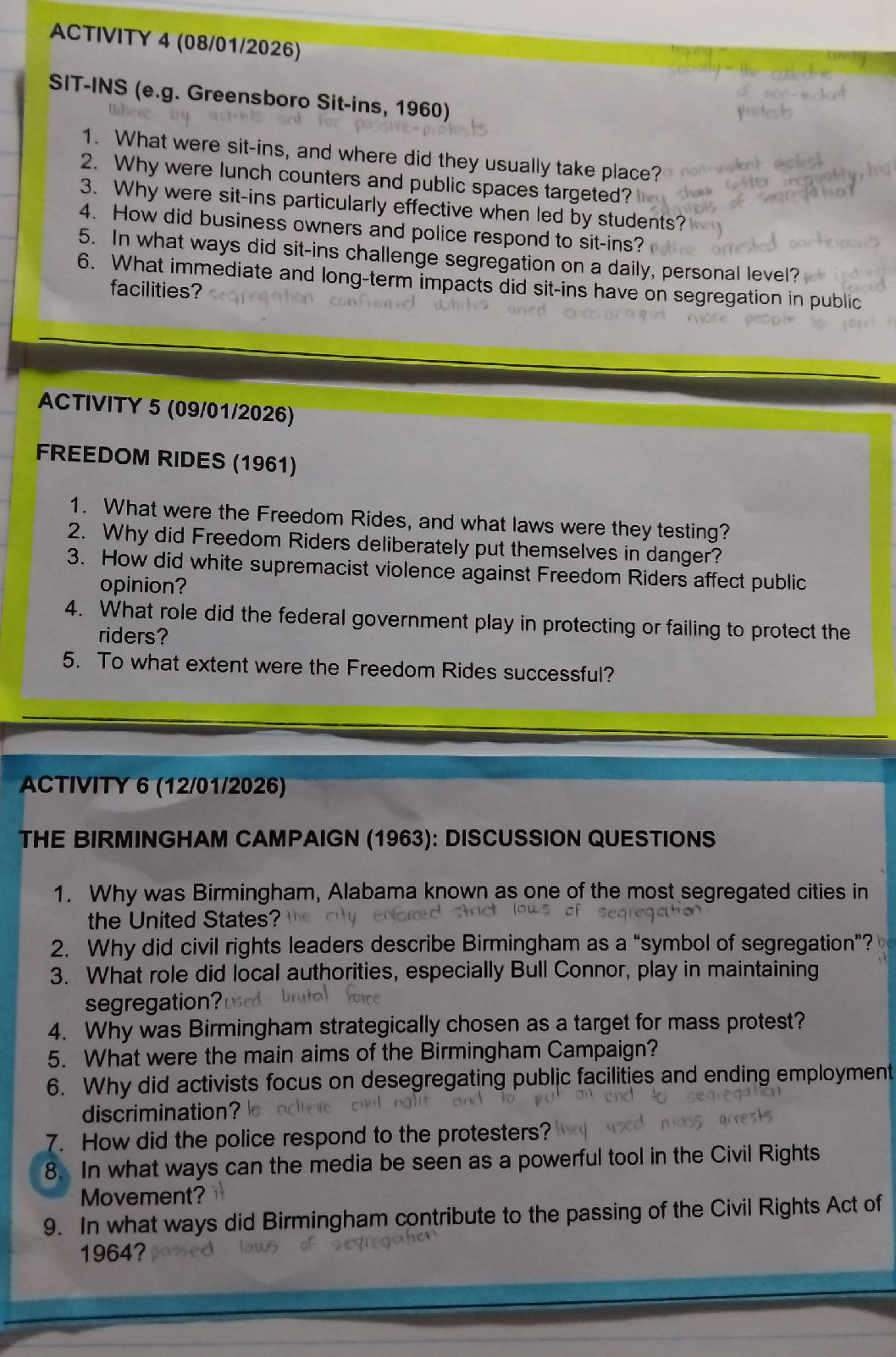 ACTIVITY 4 (08/01/2026) SIT-INS (e.g. | StudyX