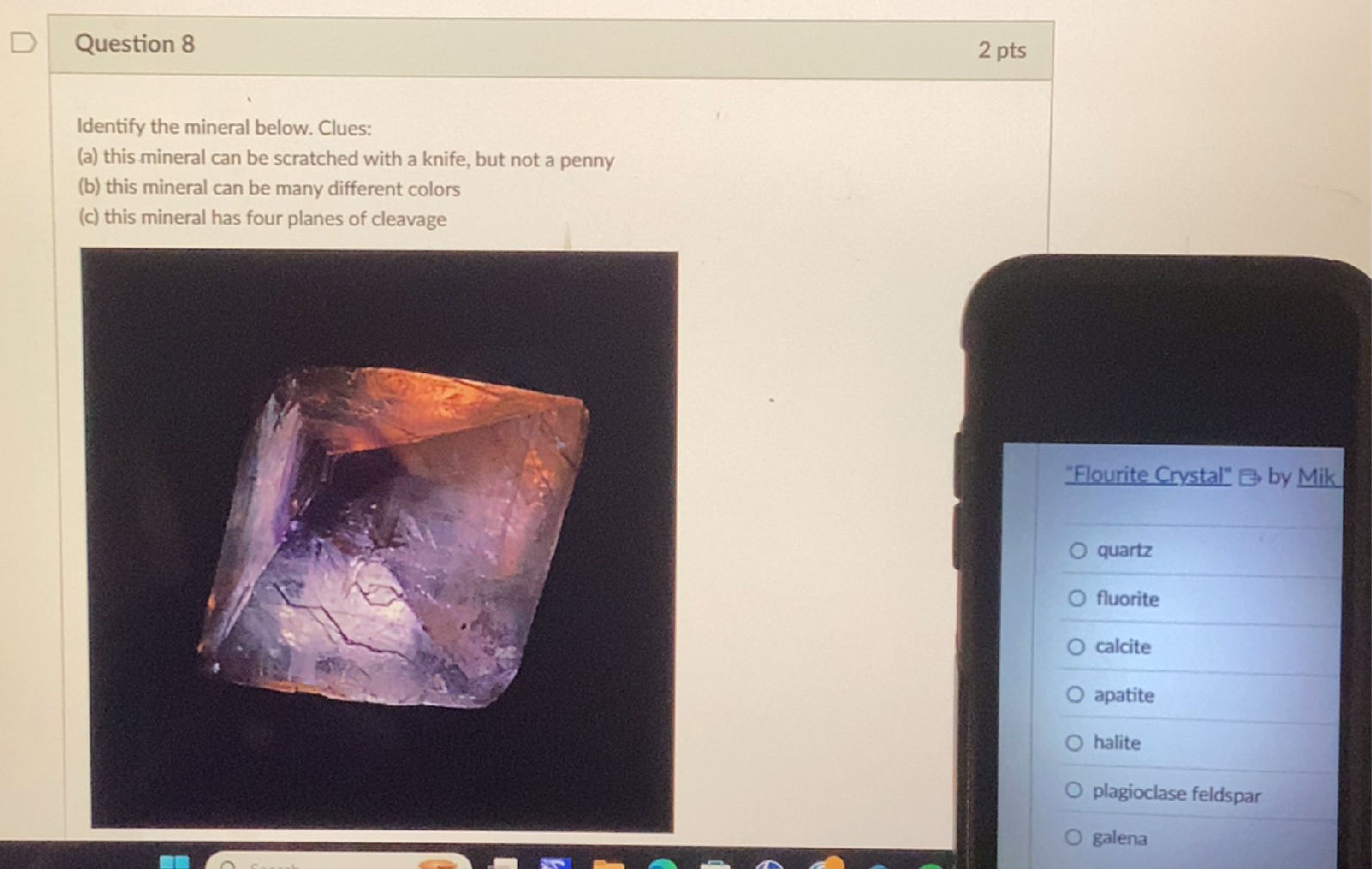 Identify the mineral below. Clues: (a) this | StudyX