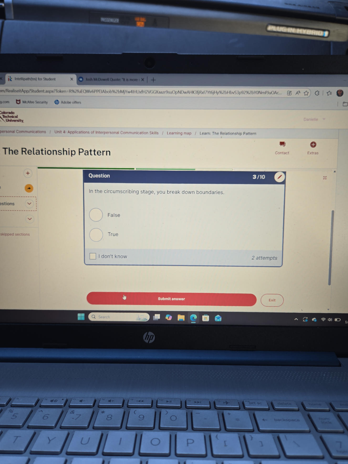 In the circumscribing stage, you break down | StudyX