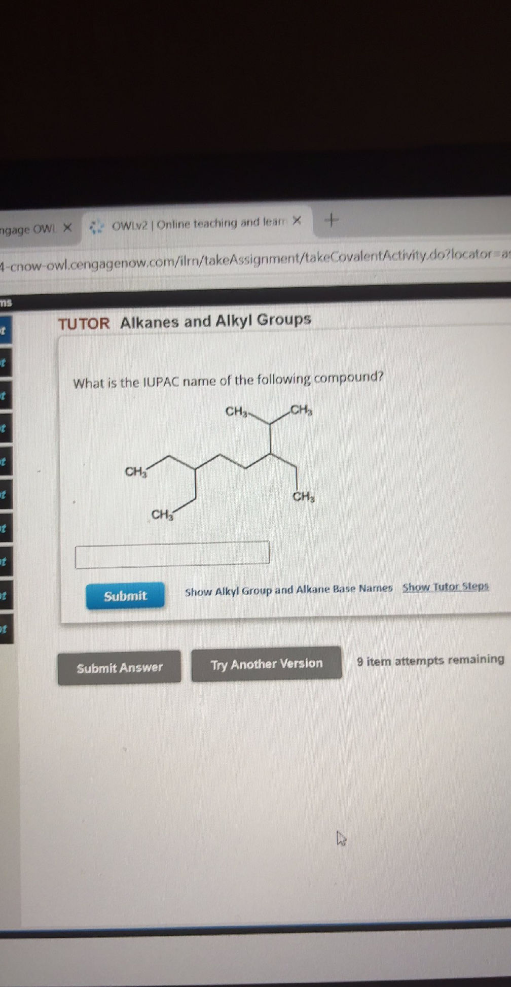 What is the IUPAC name of the following | StudyX