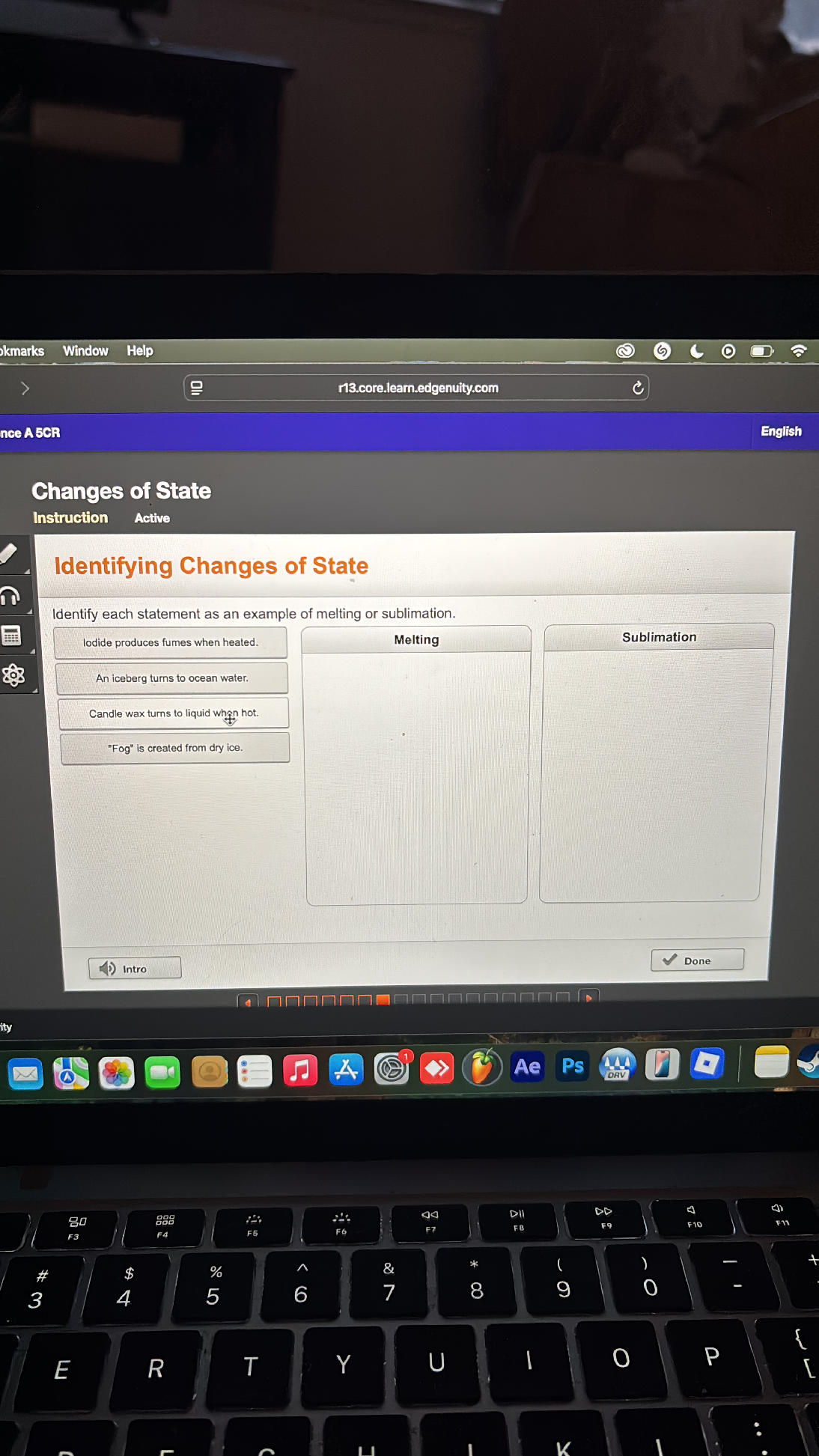 Changes of State **Identifying Changes of | StudyX