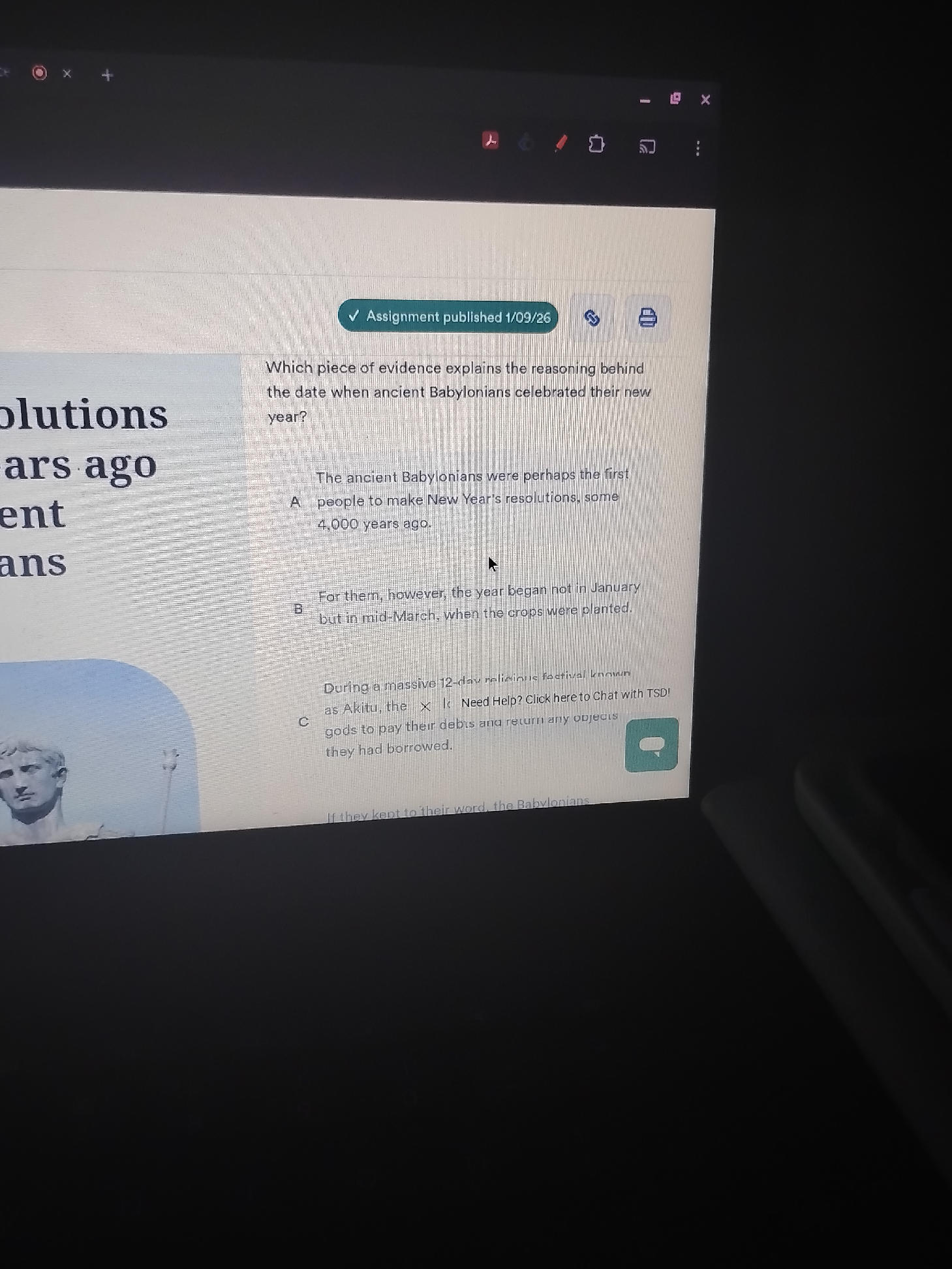 Which piece of evidence explains the | StudyX