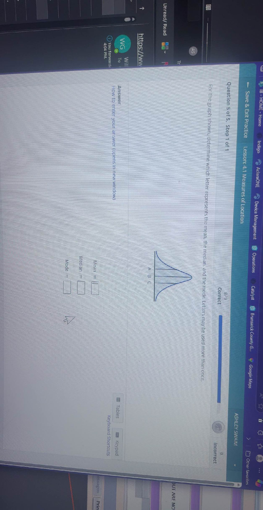 Question 5 of 5. Step 1 of 1 For the graph | StudyX