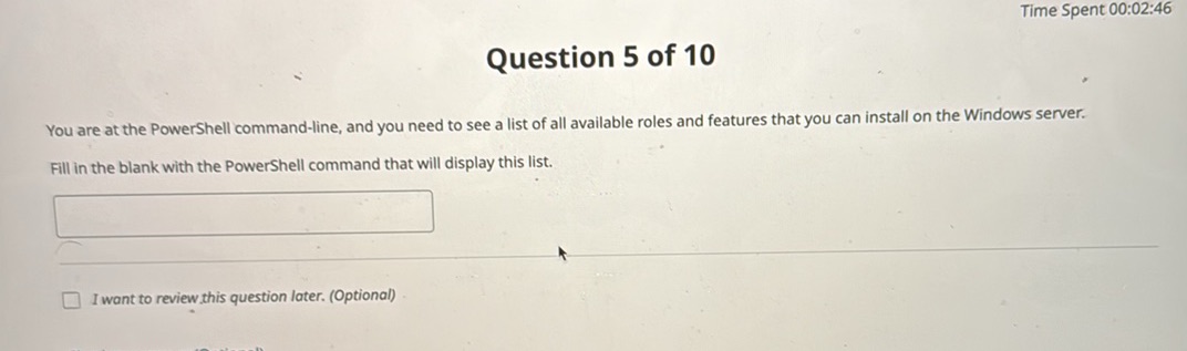 You are at the PowerShell command-line, and | StudyX