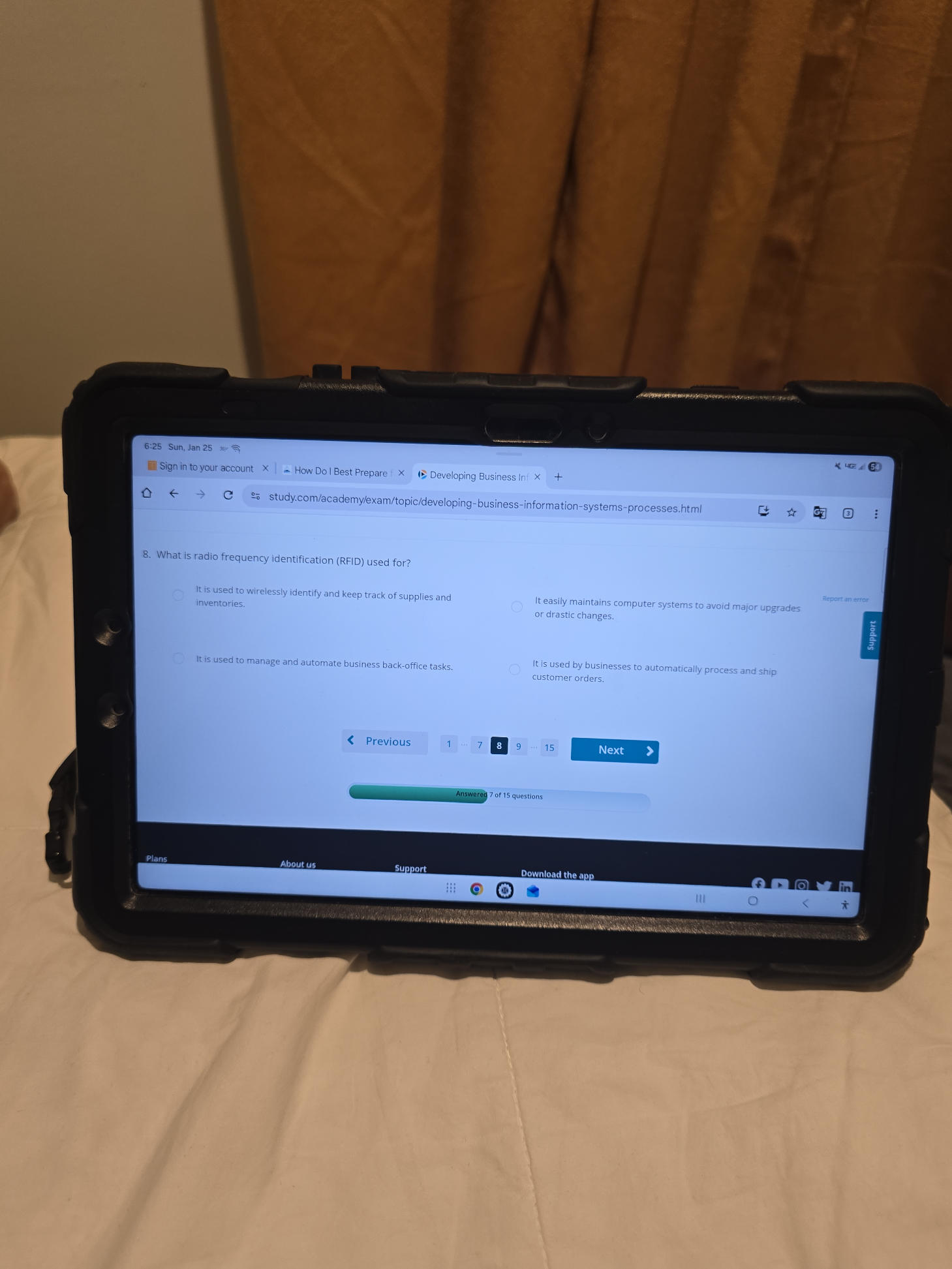 8. What is radio frequency identification | StudyX