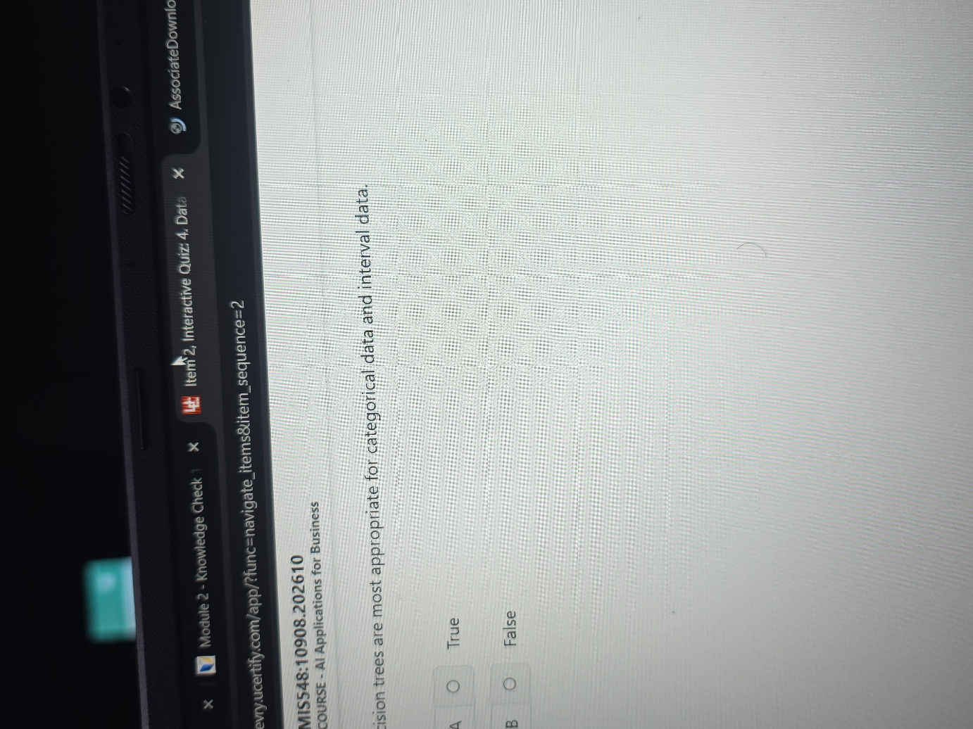 Decision trees are most appropriate for | StudyX