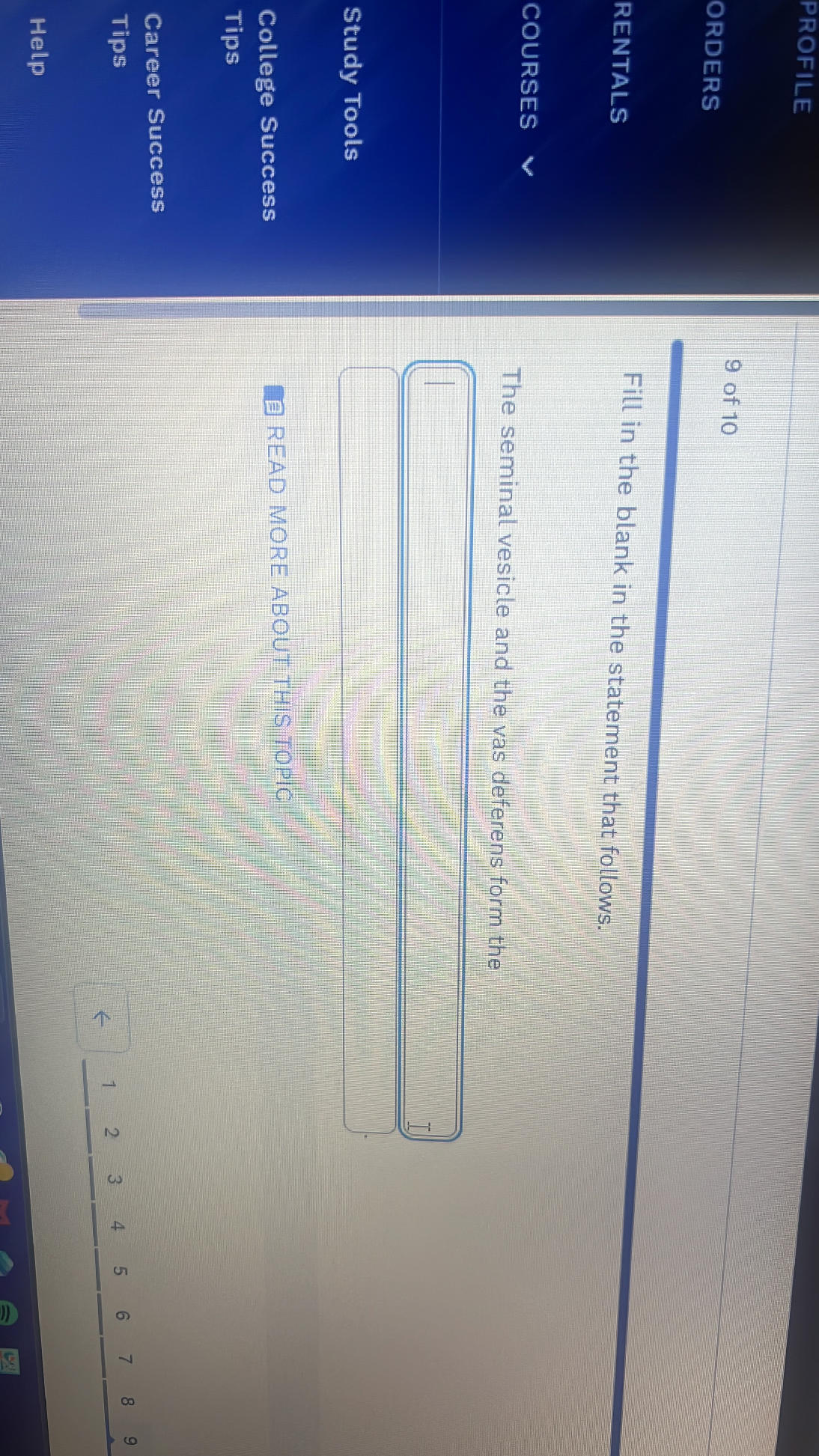 Fill in the blank in the statement that | StudyX