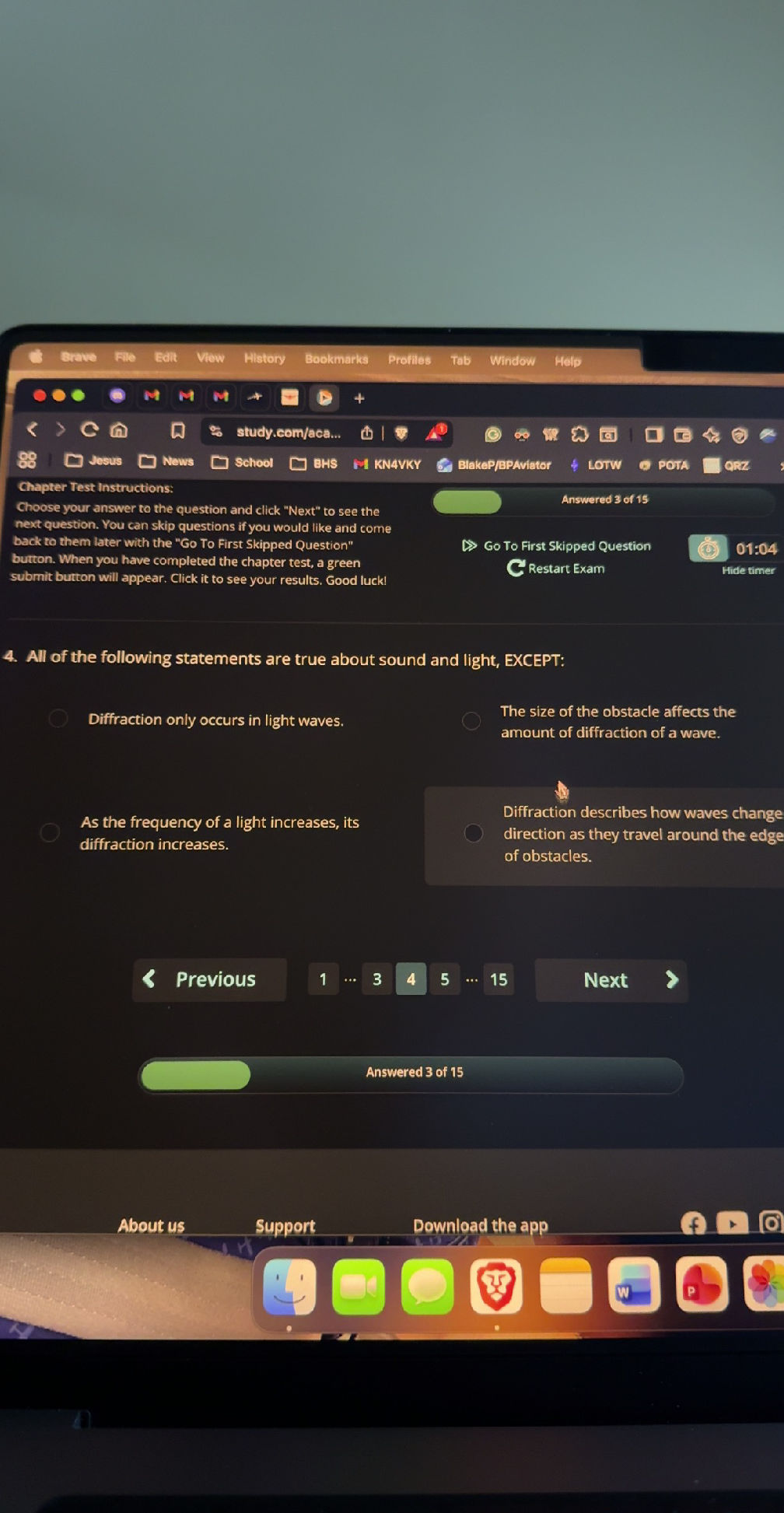 4. All of the following statements are true | StudyX