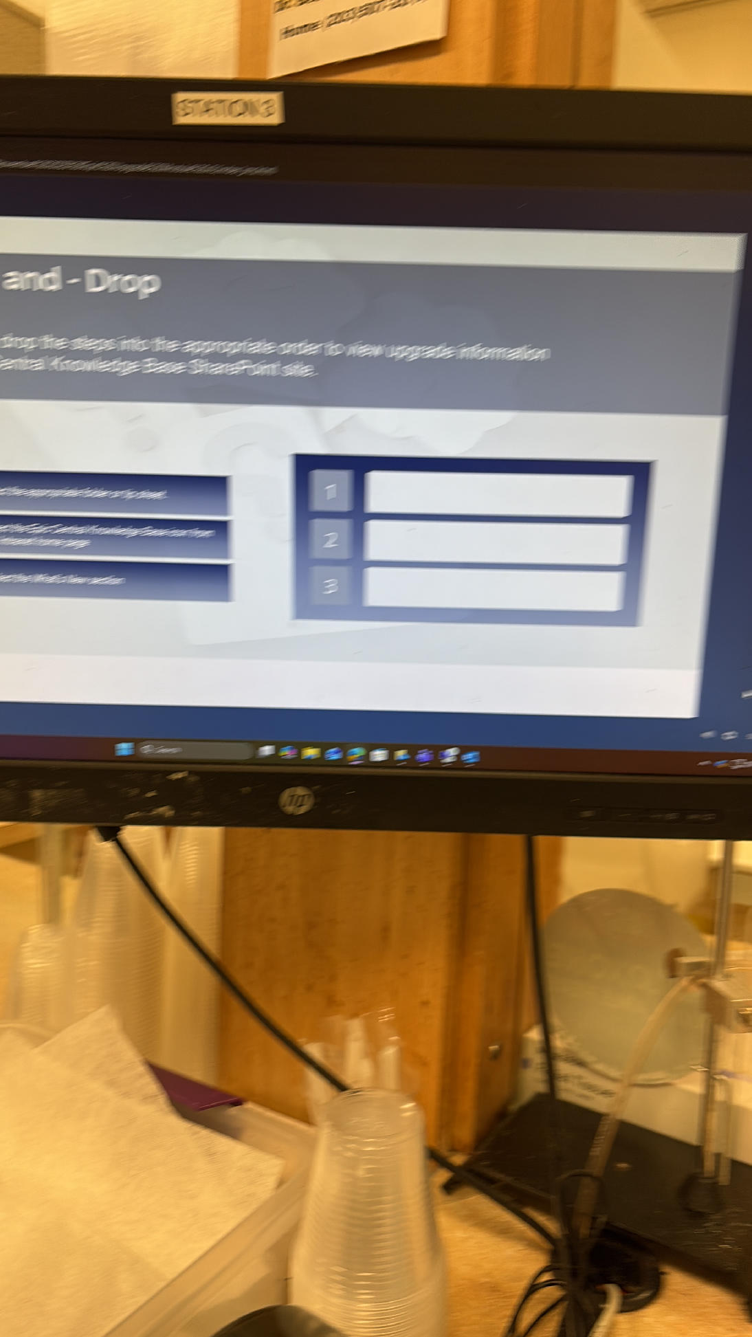 Drag and - Drop Drag and drop the steps | StudyX