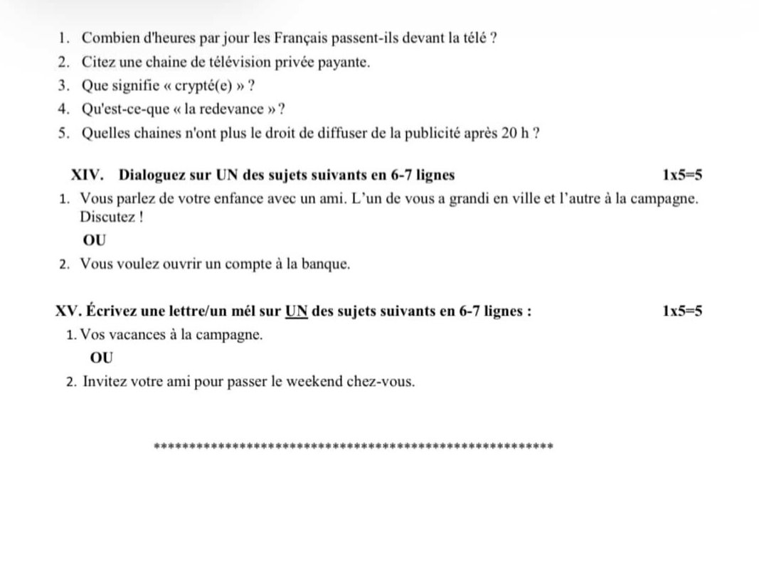 II. Complétez les phrases avec les mots | StudyX