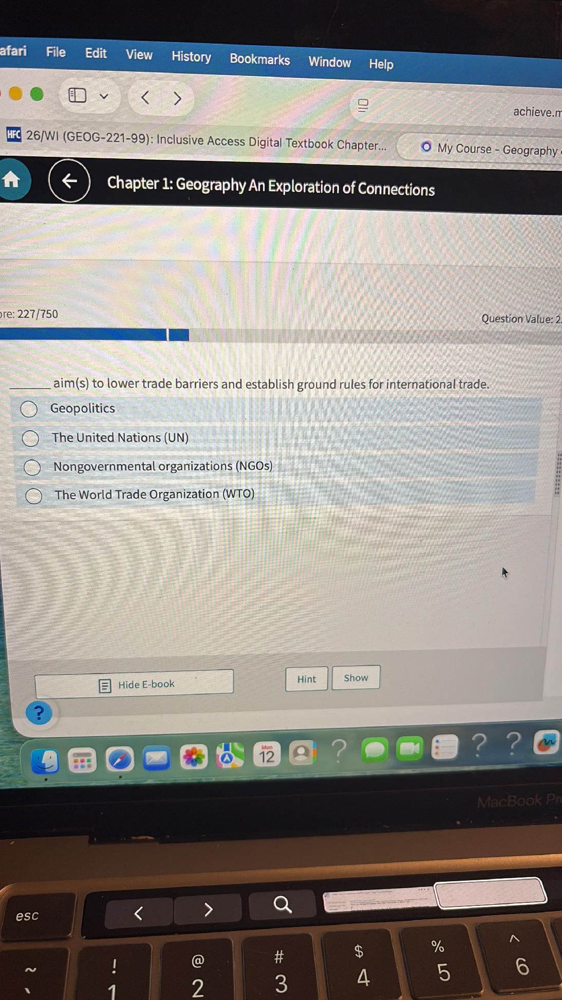 aim(s) to lower trade barriers | StudyX