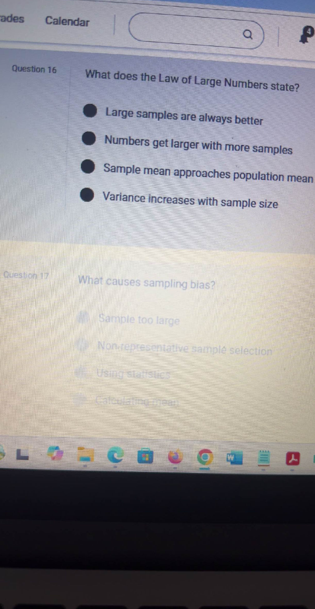 What causes sampling bias? Sample too large | StudyX